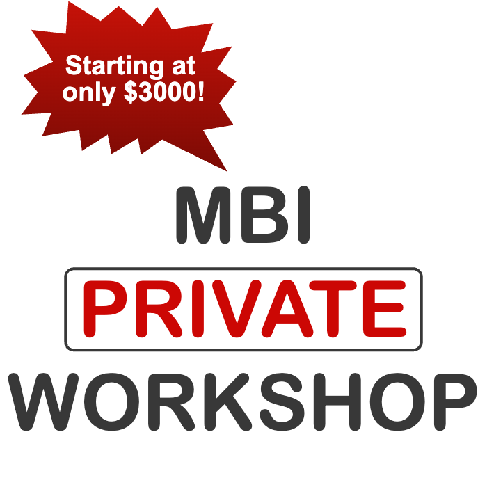 Private MBI Instructor-Led Training Classes... Starting at $3000.